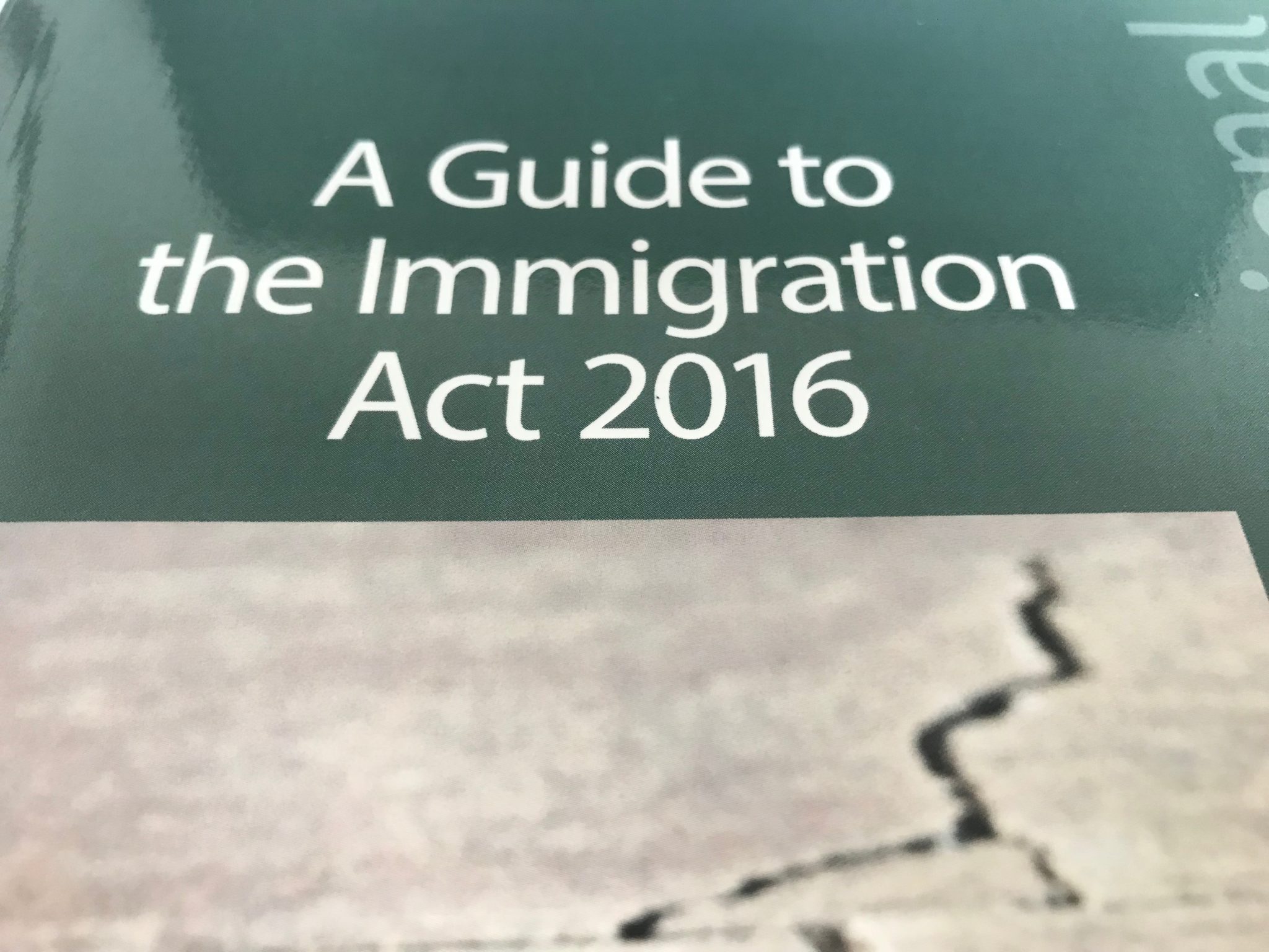Book review: A Guide to the Immigration Act 2016 by Alison Harvey and ...
